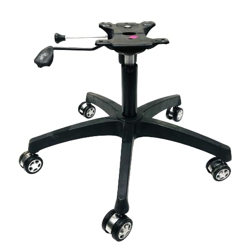 STUDY CHAIR REVOLVING Visitor Office Star Base with Alloy Wheels and ...