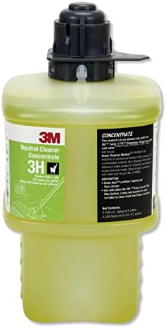 Amazon.com: 3M Neutral Cleaner Concentrate 3H, Gray Cap, 2 Liter ...