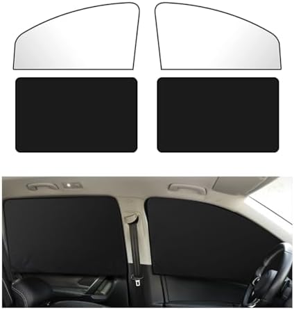 Amazon.com: Suvnie 4 PCS Car Side Window Sun Shades, Magnetic Auto ...