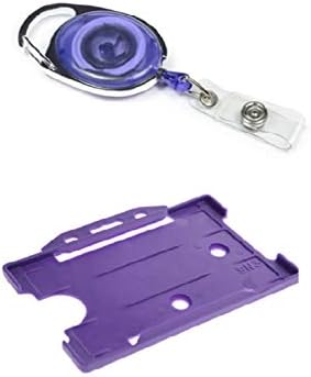 ID Holder Badge Card and Retractable ID Lanyard yoyo Reel Clip ...