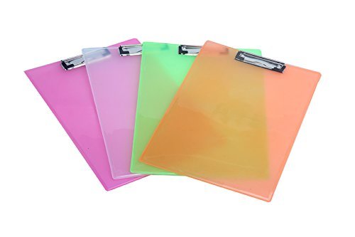 Ancy Polymers Transparent Exam pad Paper Clipboard Writing Pad, Exam ...