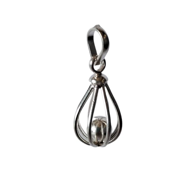 Buy Decorative Lucky Hanging Ball in Silver cage Ornament use in lal ...
