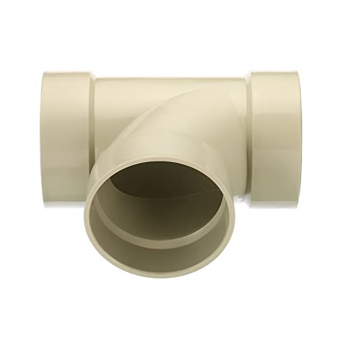 PATIKIL 4 Inch 3 Way Duct Splitter, T Shape Duct Connector 3 Way Hose ...