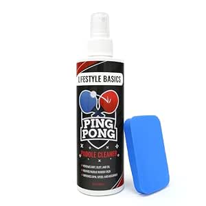 Lifestyle Basics Ping Pong Paddle Cleaner - Rubber Cleaner and Wood ...