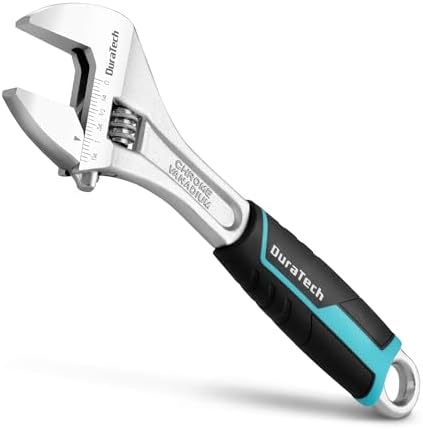 DURATECH 12 Inch Adjustable Wrench, 3-in-1 Spanner with Box End/Hex ...