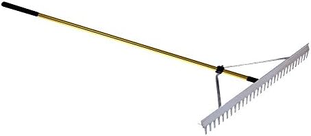 Nupla GRK36 Aluminium Heavy Duty Landscape Rake with Classic Handle and ...