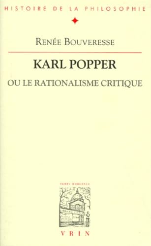 Amazon.com: Karl Popper Ou Le Rationalisme Critique (Bibliotheque D ...