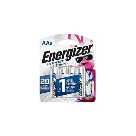 Amazon.com: Energizer L91BP-8 Ultimate Lithium AA Batteries (8-Pack ...