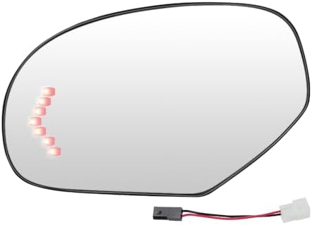 Amazon.com: Senzeal Driver Side Heated Mirror Glass Replacement with ...