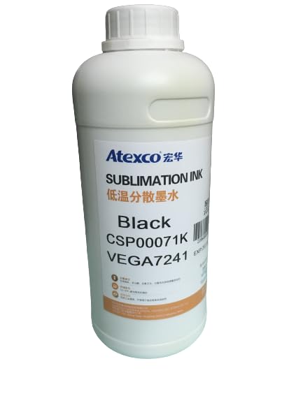ATEXCO Sublimation Ink for Epson 1 kg Bottle Black : Amazon.in ...