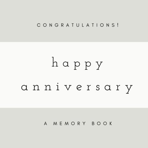 Congratulations! Happy Anniversary: A Memory Book: SOFTCOVER ...