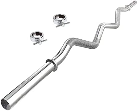 Buy FITNACE 4ft Curl Rod or Bend Barbel (23 MM) Chromed Weight Lifting ...