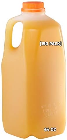 Amazon.com: [5 PACK] Empty Plastic Gallon Juice Bottles with Tamper ...