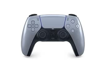 Amazon.com: PlayStation DualSense Wireless Controller - Sterling Silver ...