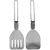 Amazon.com : Foldable Spatula,304 Stainless Steel Turner Latch Design ...