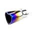 OtpOutopa Car Exhaust Tip 2.5 inch Inlet, Universal Car Exhaust Pipe ...