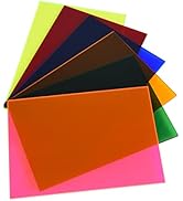 Amazon.com: 5 Pack Acrylic Sheet Blue Translucent Colored Transparent ...