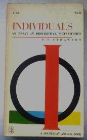 Individuals An Essay in Descriptive Metaphysics: Strawson, P.F.: Amazon ...