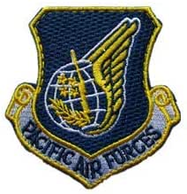 Amazon.com: USAF Pacific AIR Forces PACAF Embroidery Patch Military ...