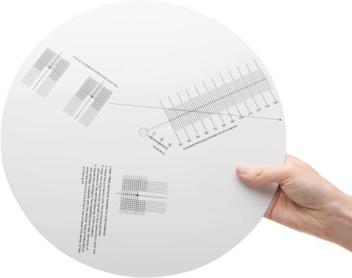 Turntable Cartridge Alignment Protractor Mat, Anti-sliding LP Vinyl ...