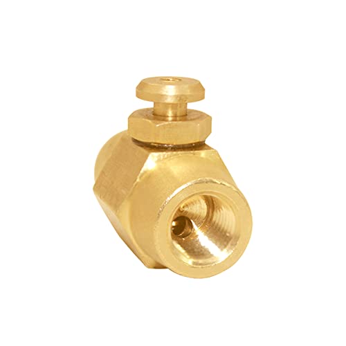 Joywayus Brass 1/4" NPT Female Thread Push Button Check Valve Switch ...