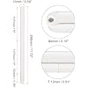 uxcell Drawer Slides, 2Pcs 300mm - Plastic Drawer Rails, Side Mounted ...