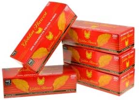 Amazon.com: Golden Harvest Cigarette Filter Tubes - Red - 100's Size(5 ...
