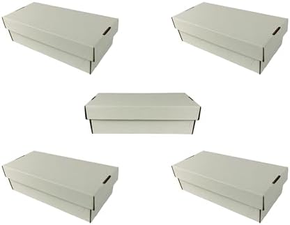 Amazon.com: Max Protection (5) Shoe Box Card Storage - Durable 2 Row ...