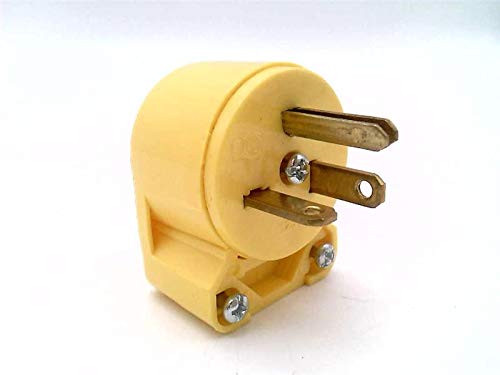 COOPER WIRING DEVICES 4409AN 2POLE, 3WIRE, 20AMP, Angle Plug, 125V ...