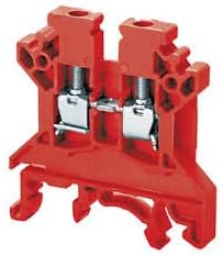 Connectwell CTS2.5UNR 24 Amp 2.5 Sq. mm Red Terminal Block Pack of 100 ...