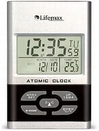 Atomic World Travel Alarm Clock : Amazon.co.uk: Home & Kitchen