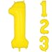 Amazon.com: Large Yellow Number 1 Foil Balloons 40 Inch Helium Big ...