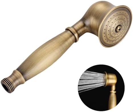 Dreld Retro Shower Head, G1/2 Hand Shower Head Made of Brass, Antique ...