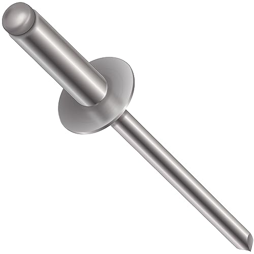 4mm x 11mm Pop Rivets Rivet with Large Flange Rivets (20 Pack) – Blind ...