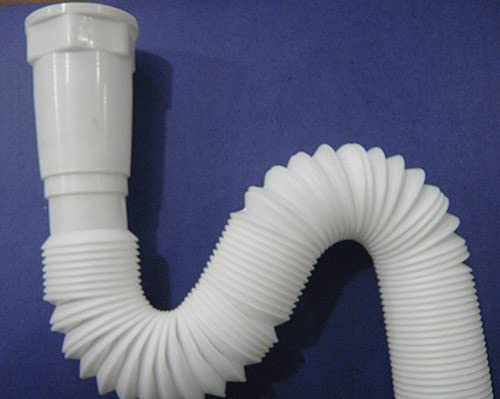 Wash Basin & Sink Waste Water Drain Flexible Length PVC Hose Pipe (EX ...