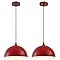 SESIMENT Red Kitchen Pendant Light 11.8inches 2 Packs,Kitchen Light ...