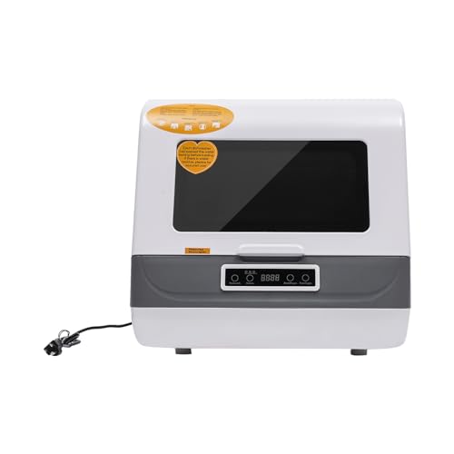 LIAPDG 1200W Portable Tabletop Dishwasher, 110V Compact Dish Washing ...