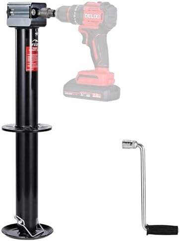 FZZD 5000 lbs A-Frame Trailer Jack, 23" Vertical Travel, 20-24V ...