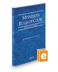 Minnesota Rules of Court - Federal KeyRules, 2014 ed. (Vol. IIA ...