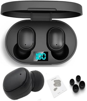 Fone de ouvido bluetooth 5.3 - Função power bank e mostrador digital ...