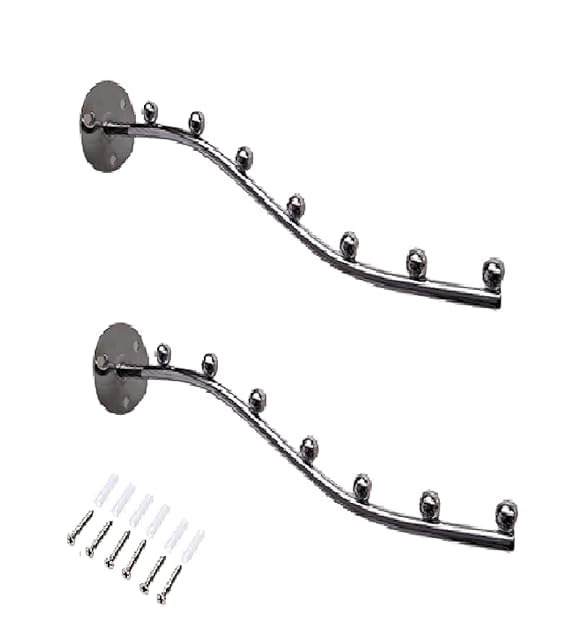 7 Ball pin Hooks Havy Duty Wall Mount pin Pack of 2 : Amazon.in: Home ...
