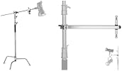 Amazon.com : NEEWER Pro 100% Stainless Steel Heavy Duty C Stand with ...