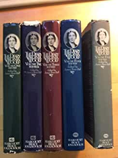 The Diary of Virginia Woolf. Five volumes: I: 1915-1919; II: 1920-1924 ...