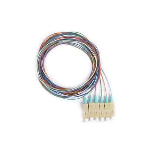 Amazon.com: COMZON 6 Strand Fiber Pigtail, 50/125 Multimode OM3, SC/PC ...