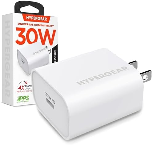 Amazon.com: HyperGear 30W USB C Charger Block - Super Fast Charge Wall ...