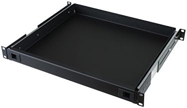Amazon.com: Sliding Keyboard Tray for Server Cabinet Rack Mount 1U 19 ...