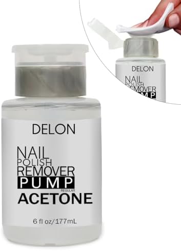Amazon.com : Acetone Nail Polish Remover With built-in Pump (175ml / 6 ...