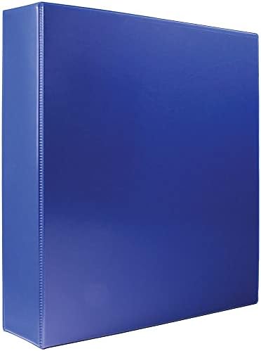 Whitebox 65mm Presentation 4D-Ring Binder - Blue : Amazon.co.uk ...