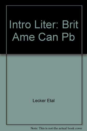 Amazon.com: Introduction to Literature: British, American, Canadian ...