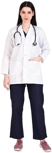 PrimeSurgicals Women's Doctor/Lab Coat - Size 40 : Amazon.in ...